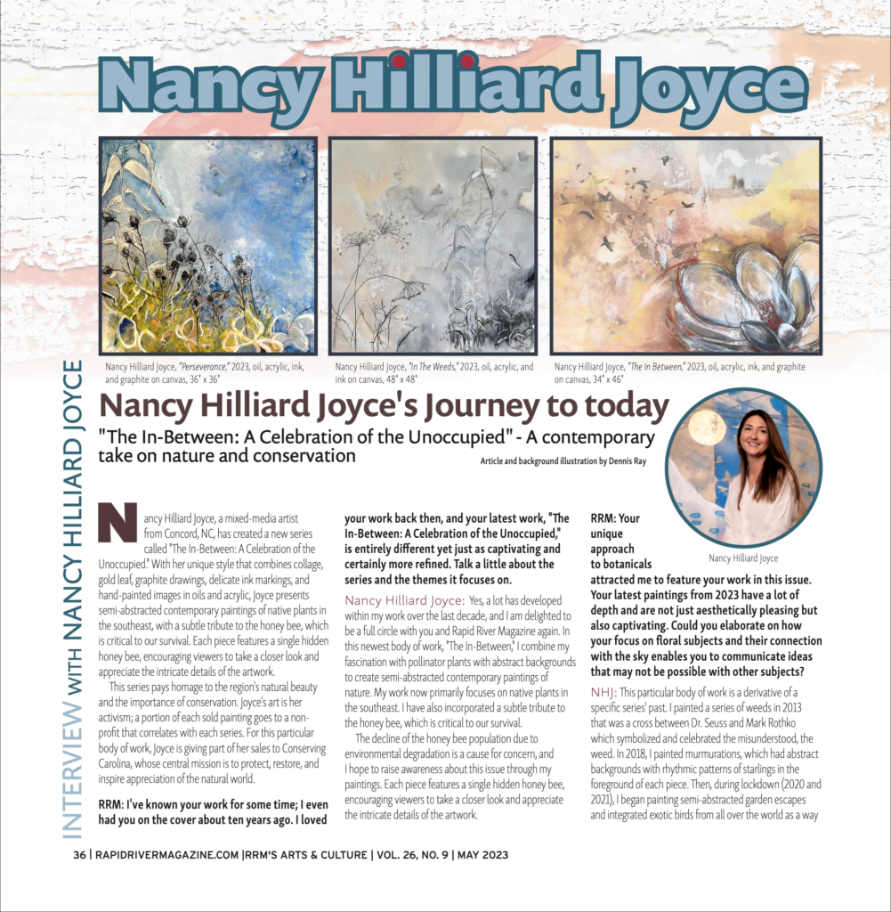 Rapid River Magazine, May 2023 - Nancy Joyce Art